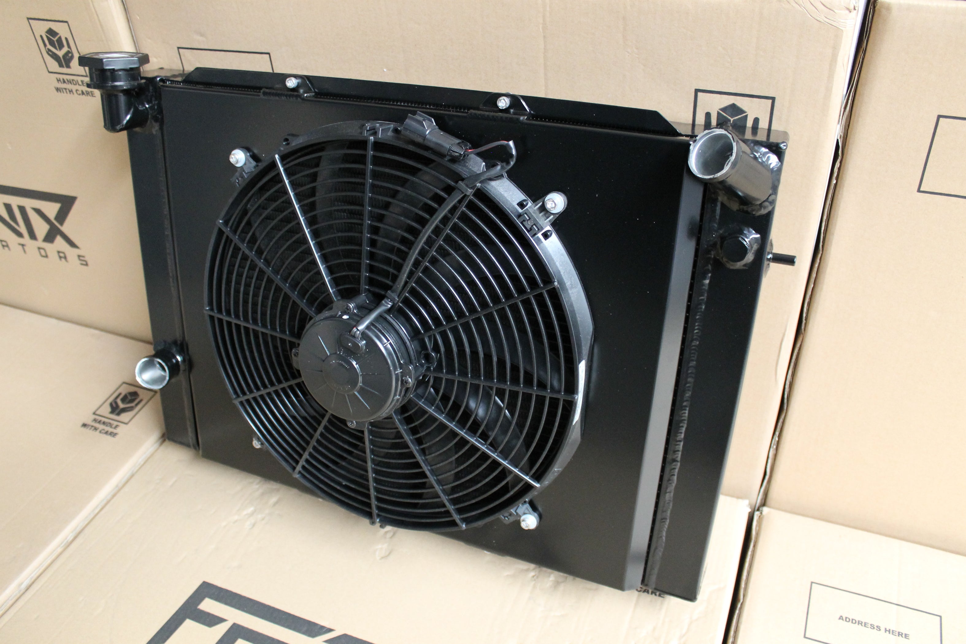 Holden VB-VC-VH-VK Commodore V8 Full Alloy Manual Radiator, Custom Bui ...