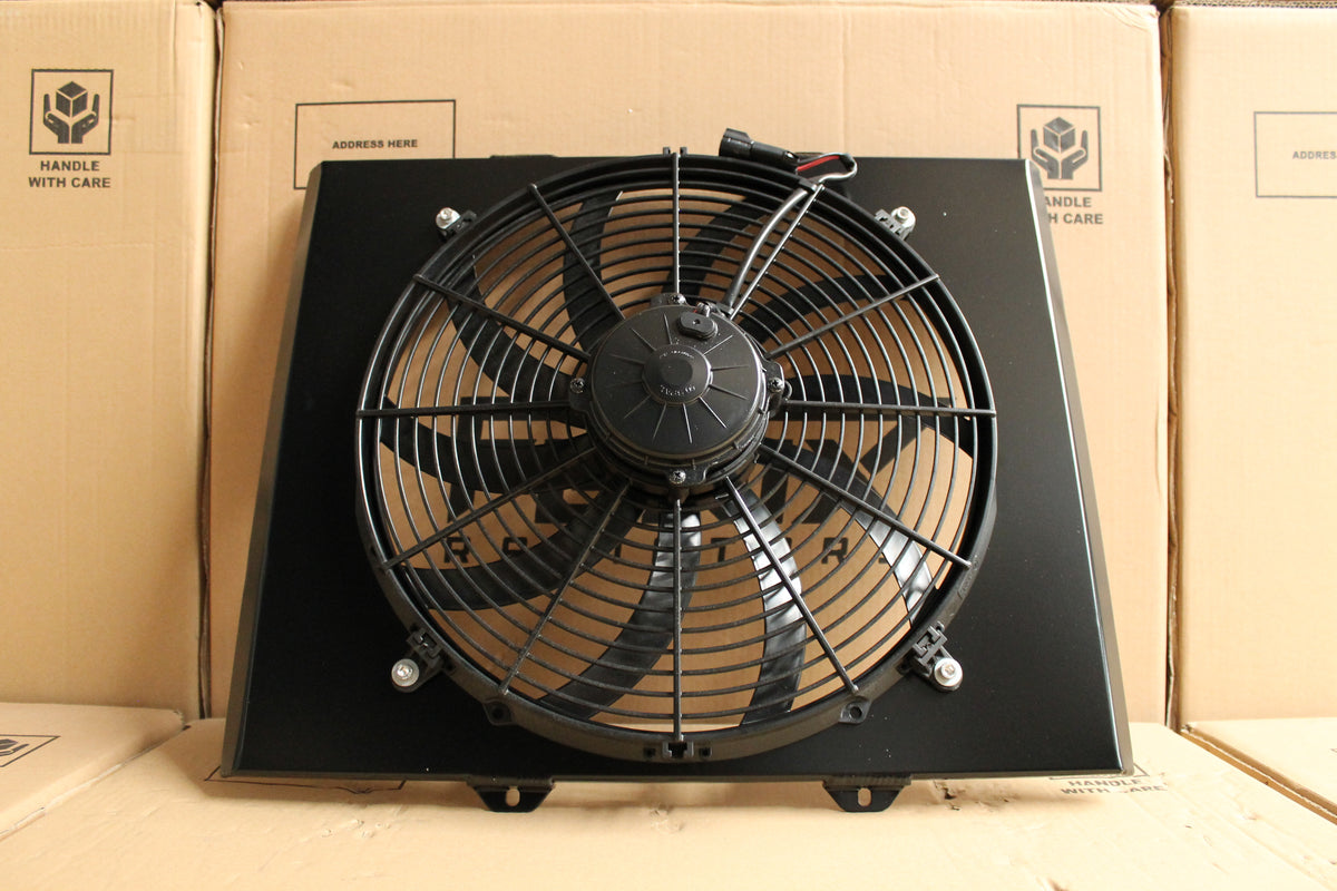 Holden VB-VC-VH-VK V8 Custom Shroud & 16" Spal 3000CFM Fan ...