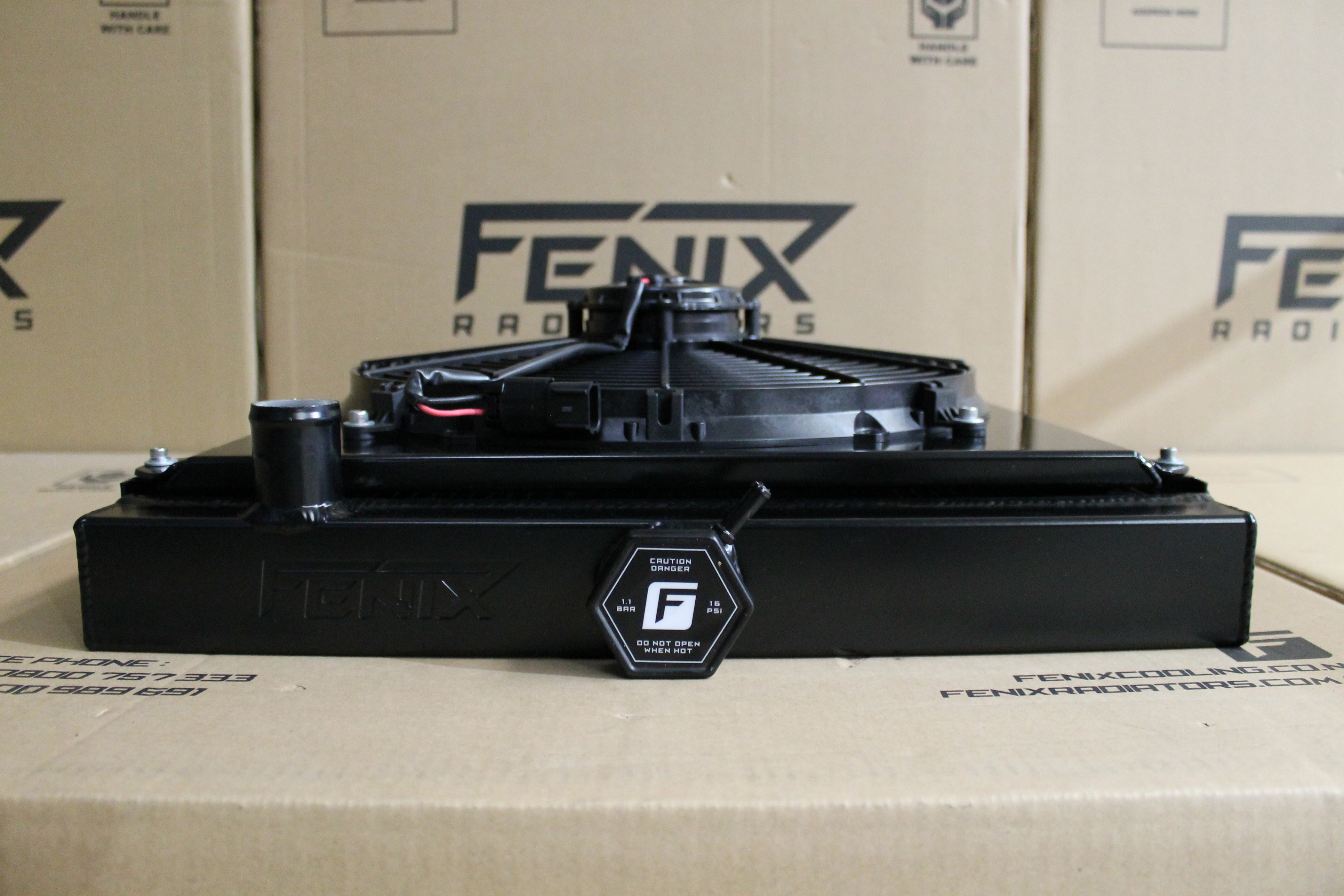 Ford XR-XY Falcon Cleveland V8 Full Alloy Radiator, Custom Shroud & 16 ...