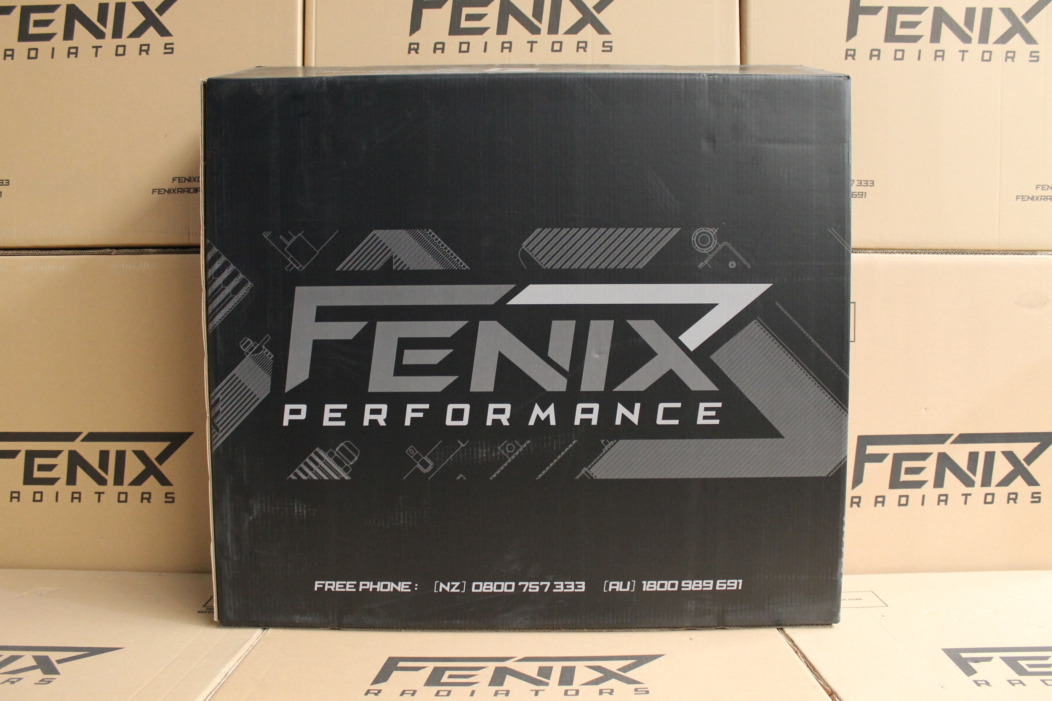 Ford FG Falcon Full Alloy Performance Radiator GEN II. — fenixautoparts