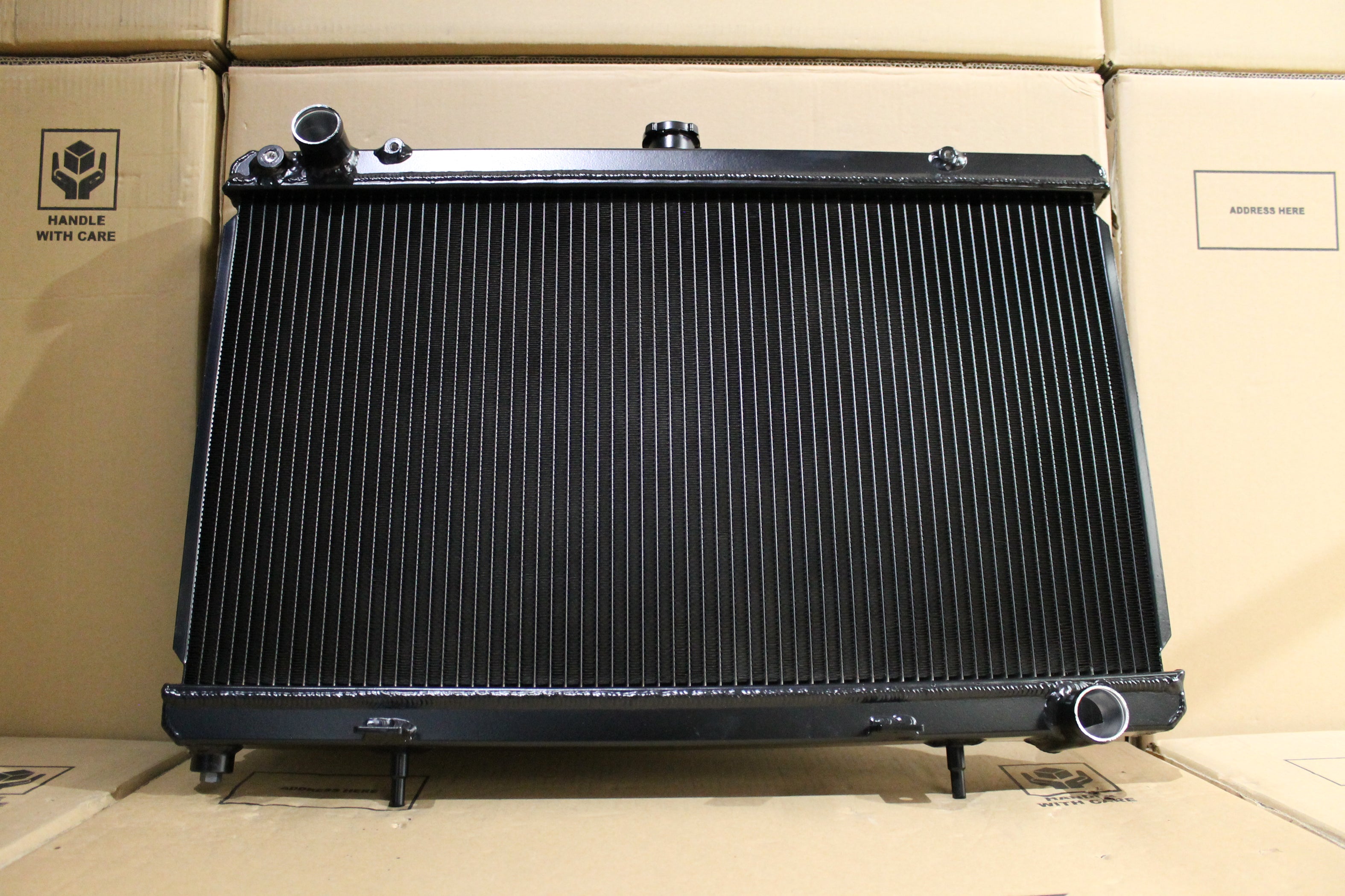 Nissan Silvia S13 SR20DET Full Alloy Performance Radiator. — fenixautoparts