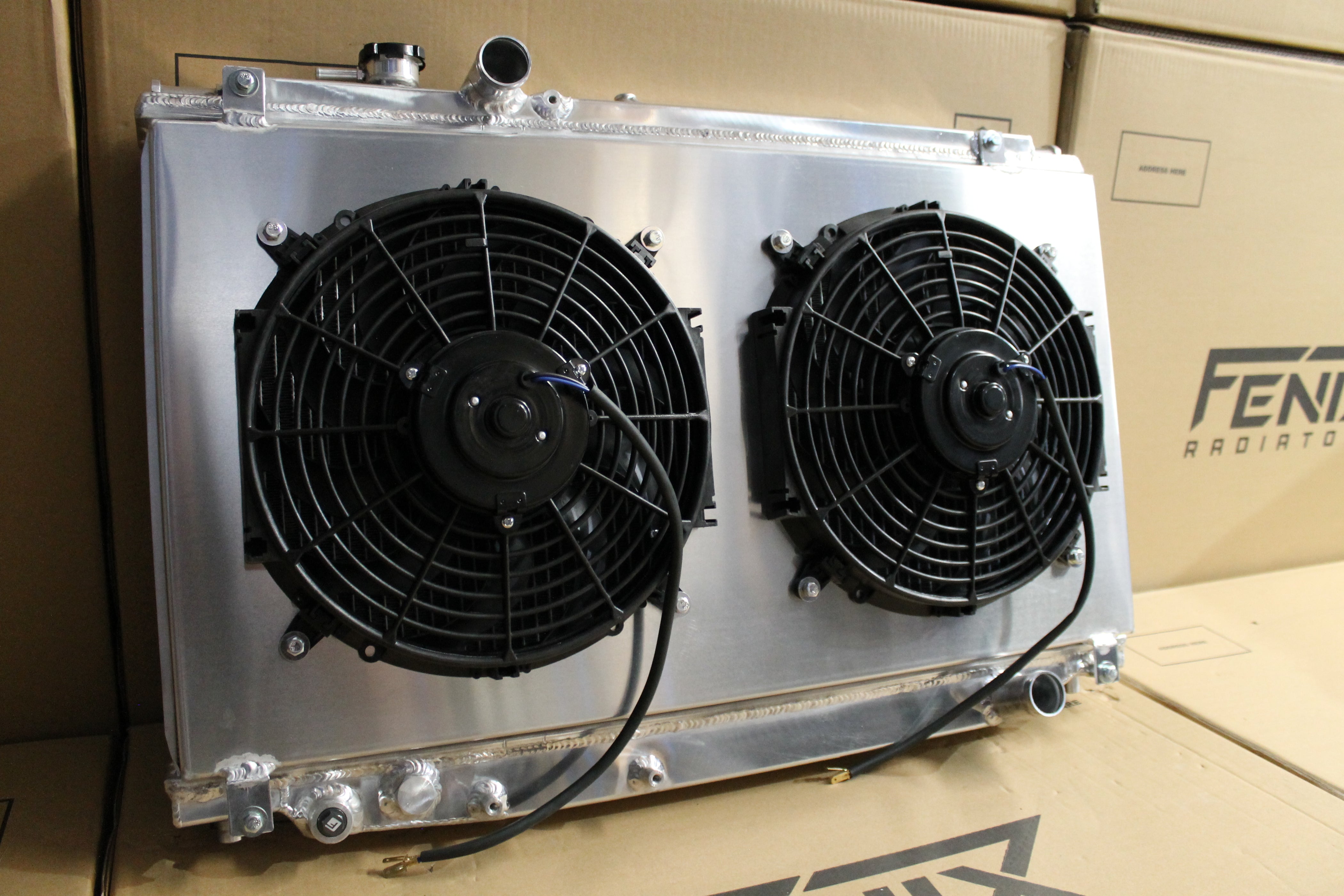 Toyota Supra JZA80 Full Alloy Performance Radiator & Fan Shroud Kit ...