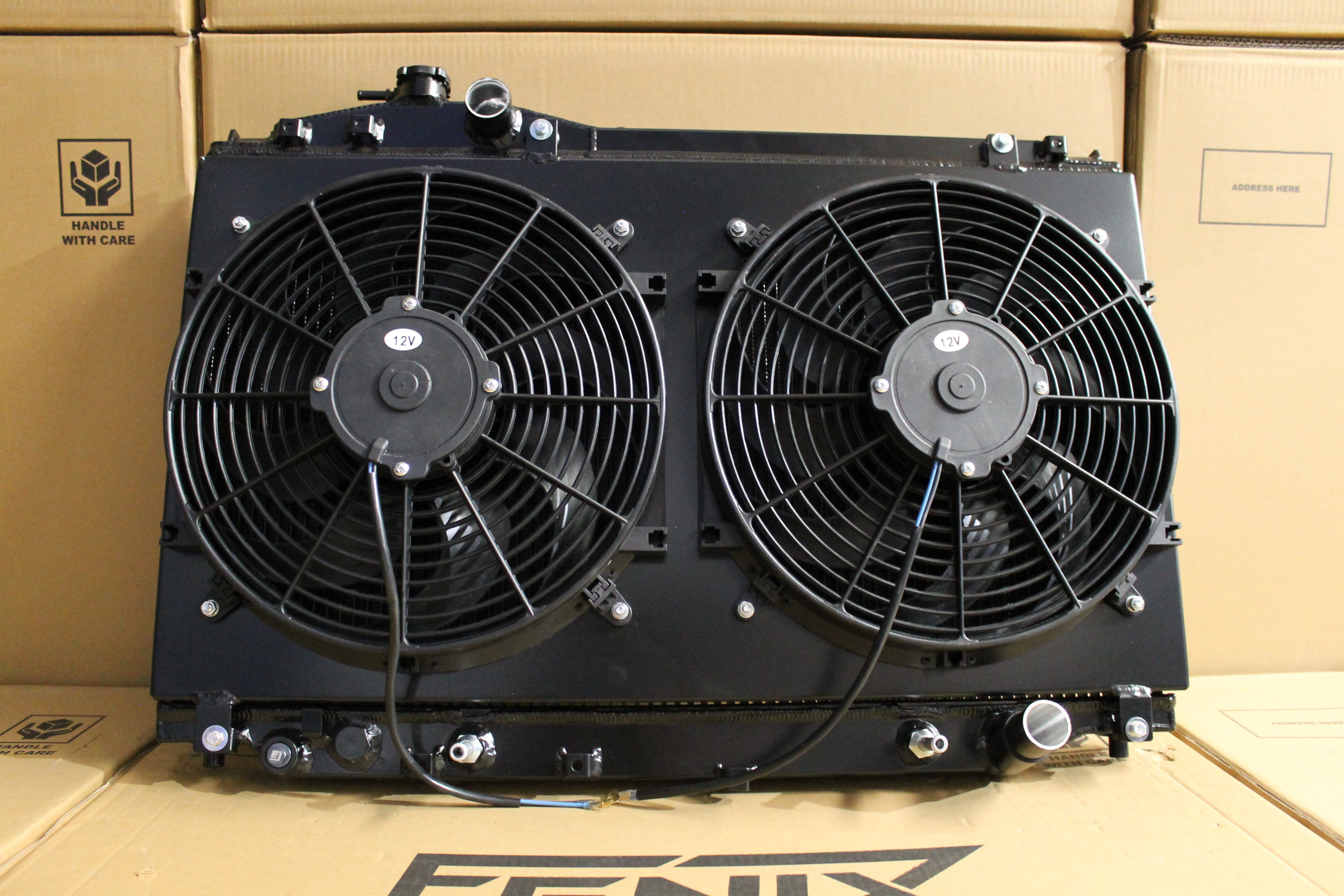 Toyota Soarer JZZ30R JZZ31R Full Alloy Performance Radiator & Fan Shro ...