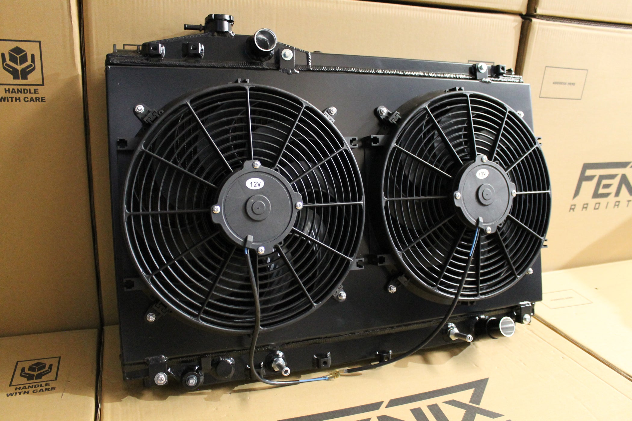 Toyota Soarer JZZ30R JZZ31R Full Alloy Performance Radiator & Fan Shro ...