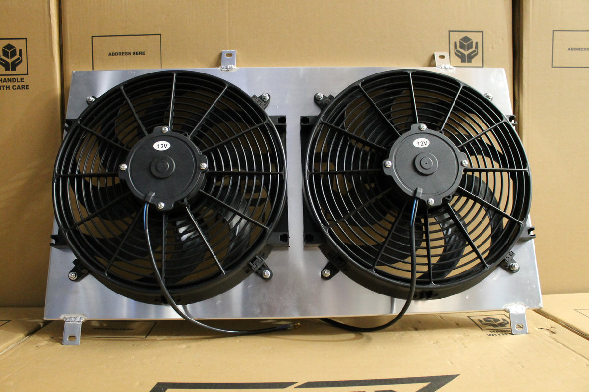 Toyota Soarer JZZ30R Fan Shroud & Fans. — fenixautoparts