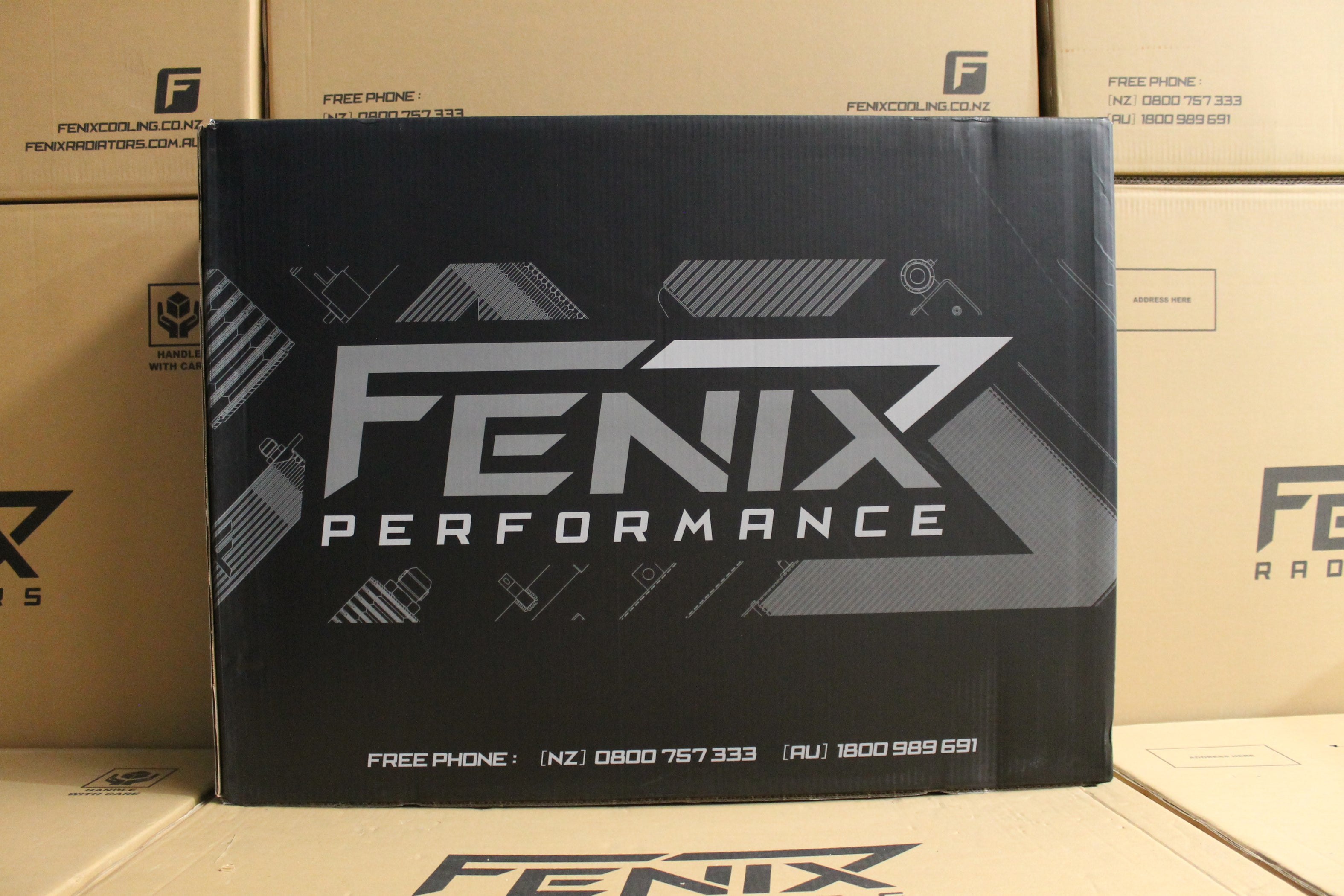 HG-HZ Kingswood Holden V8 Full Alloy Performance Radiator — Fenix Radiators