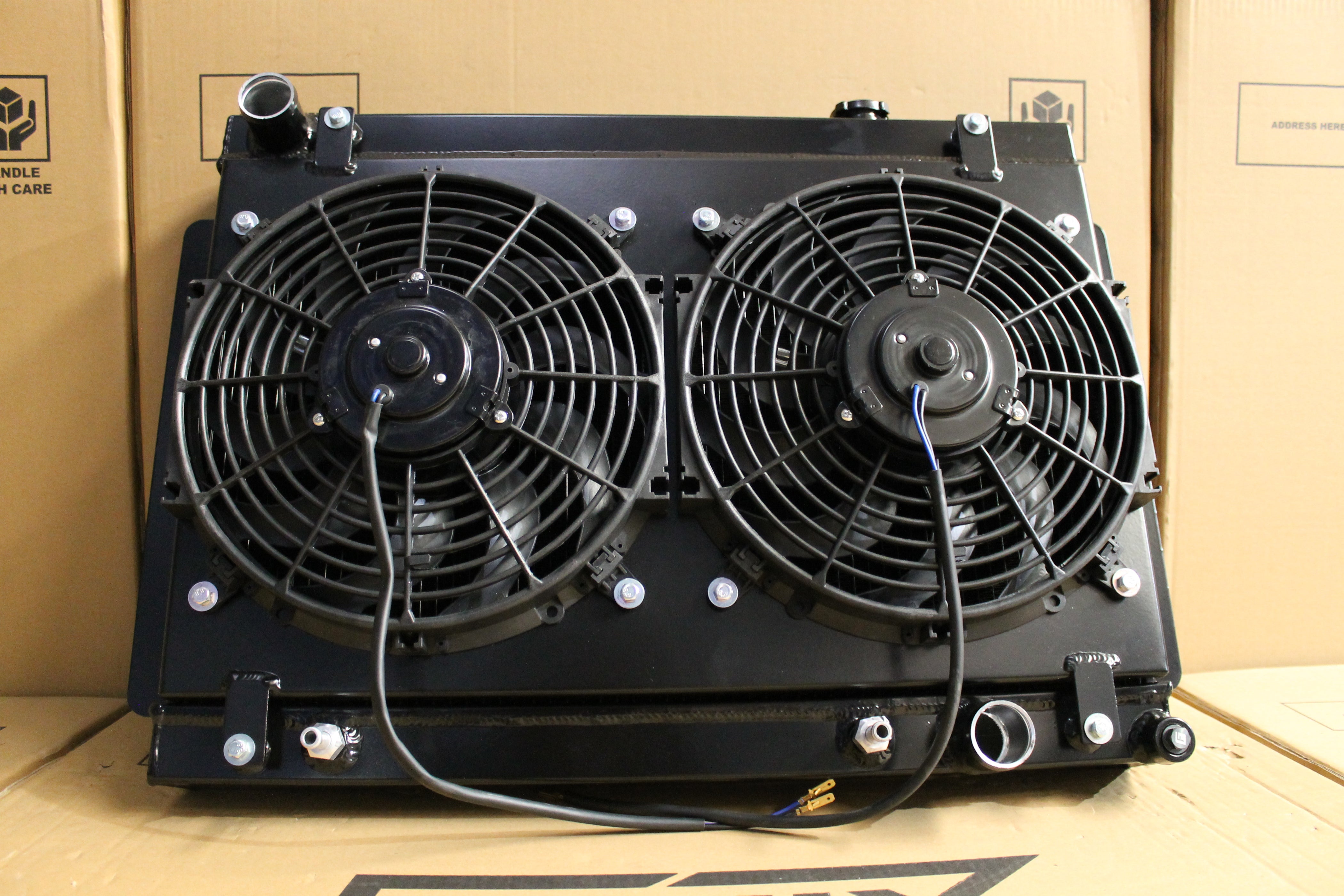 Holden Torana LH-LX Chev V8 Full Alloy Performance Radiator & Fan Shro ...