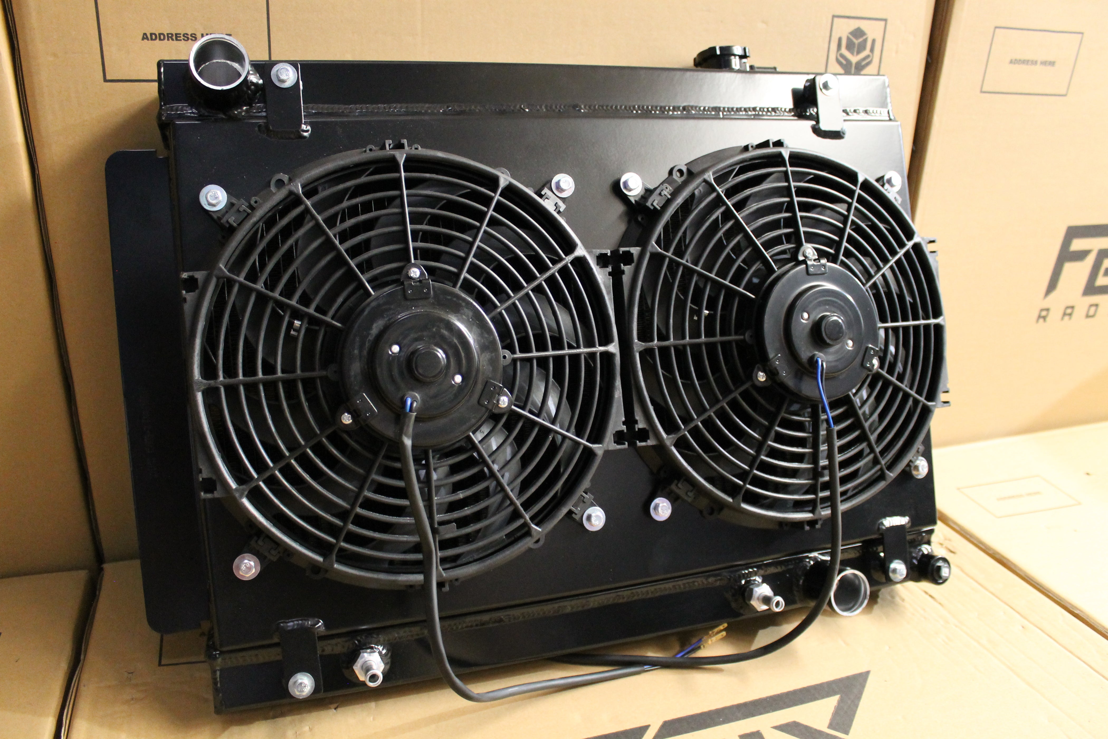 Holden Torana LH-LX Chev V8 Full Alloy Performance Radiator & Fan Shro ...