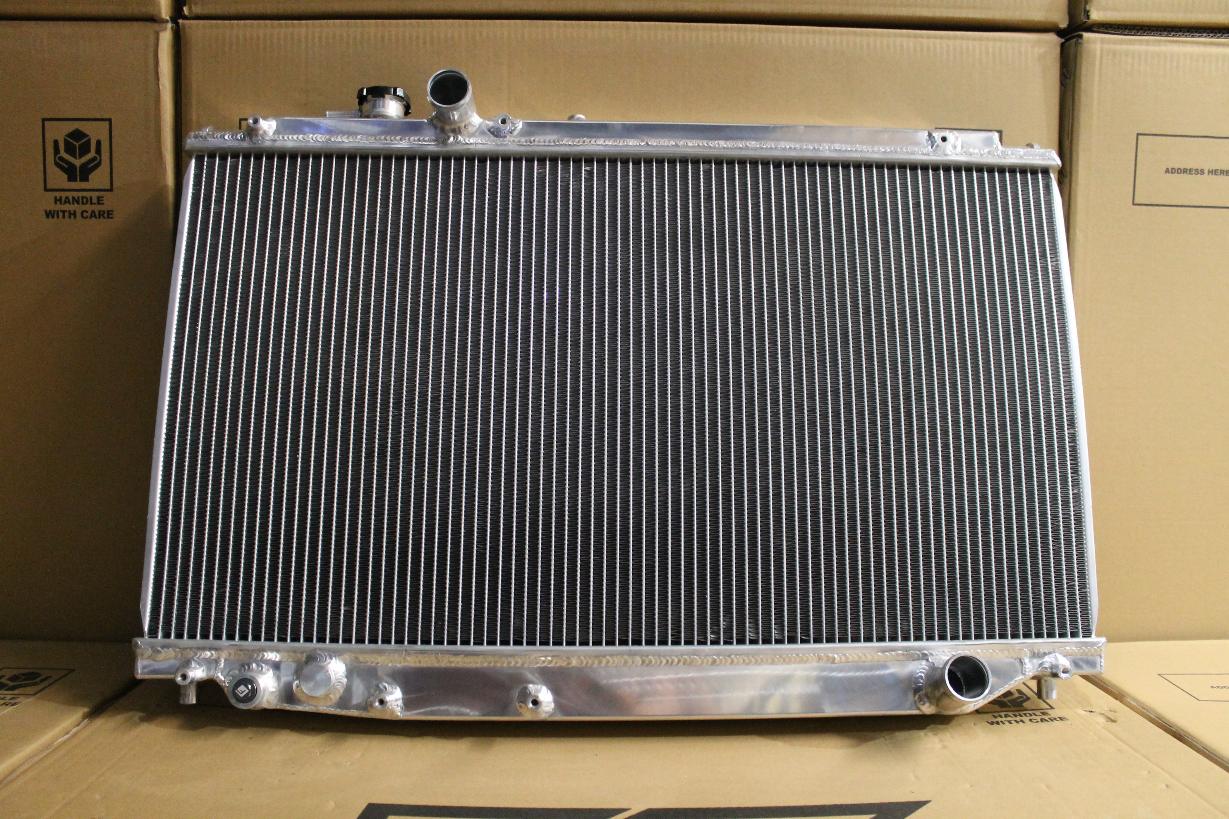 Toyota Supra JZA80 Full Alloy Performance Radiator & Fan Shroud Kit ...